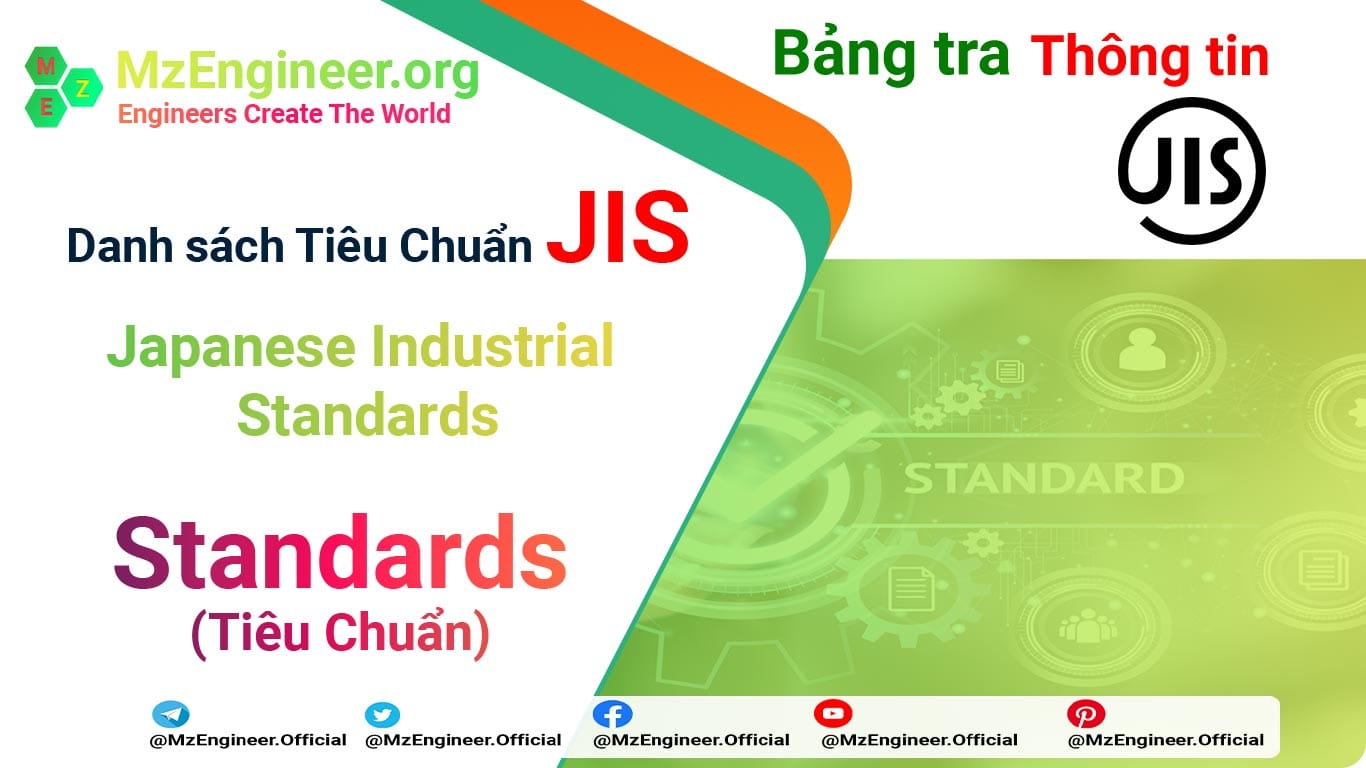 Tiêu chuẩn JIS - Japanese Industrial Standard | MZENGINEER