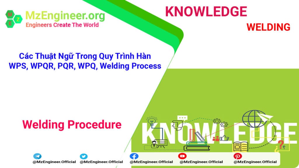 Các Thuật Ngữ Trong Quy Trình Hàn - WPS, WPQR, PQR, WPQ, Welding ...