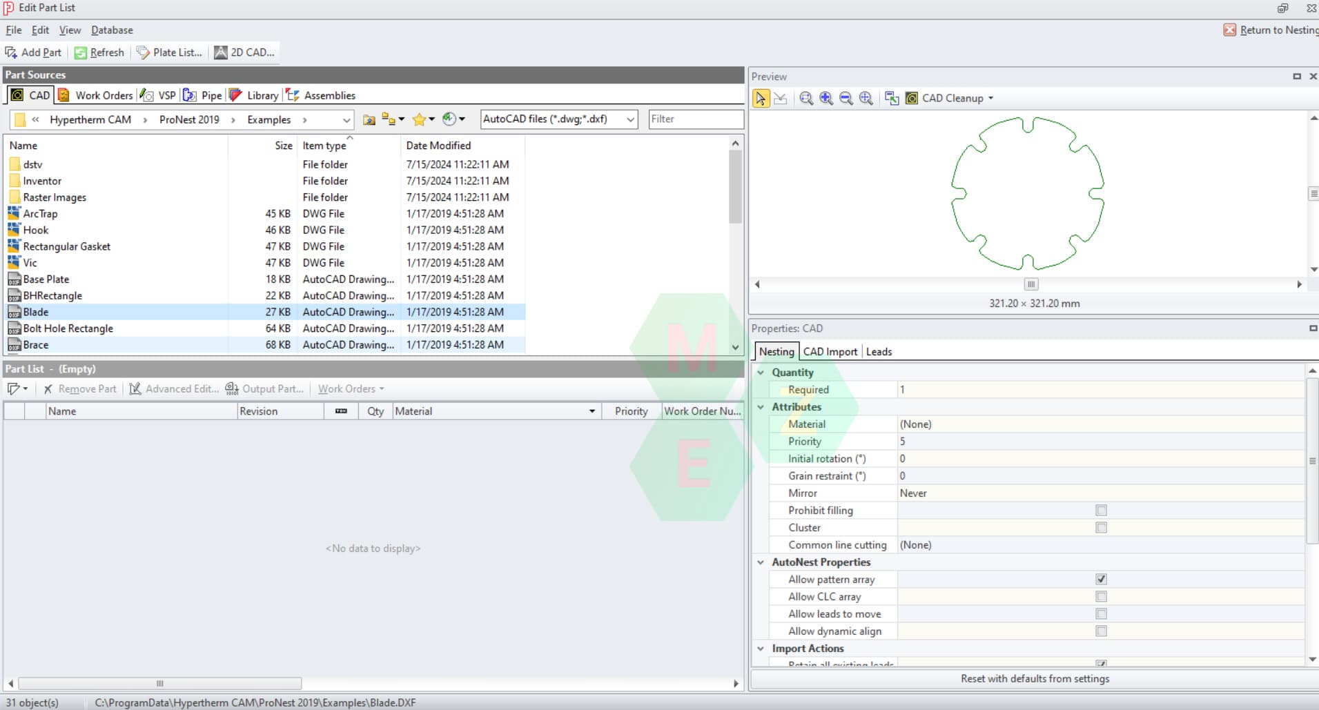 ProNest 2019 | Bài 4 - Hướng Dẫn Nhập Và Quản Lý Dữ Liệu Trong ProNest 2019 | MZENGINEER
