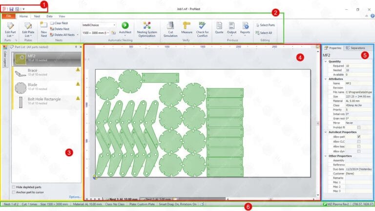 ProNest 2019 | Bài 2 - Giới thiệu giao diện phần mềm ProNest 2019 | MZENGINEER